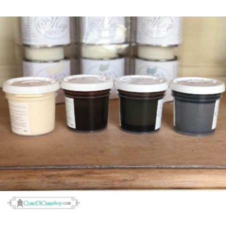 Noyer Foncé” color marrón oscuro , Cera líquida